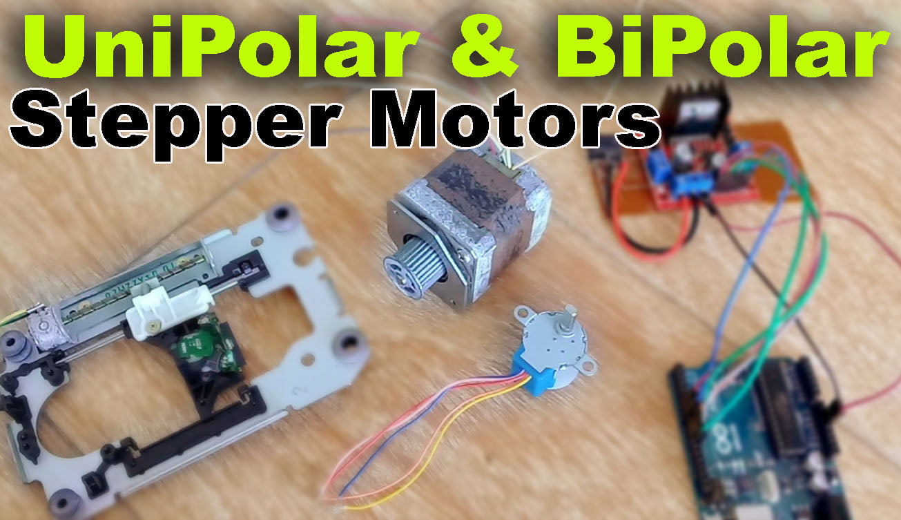 Unipolar And Bipolar Stepper Motors Speed And Position Control
