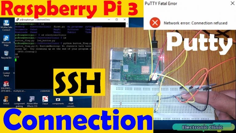 Raspberry Pi Putty SSH, Access raspberry Pi over wifi wirelessly