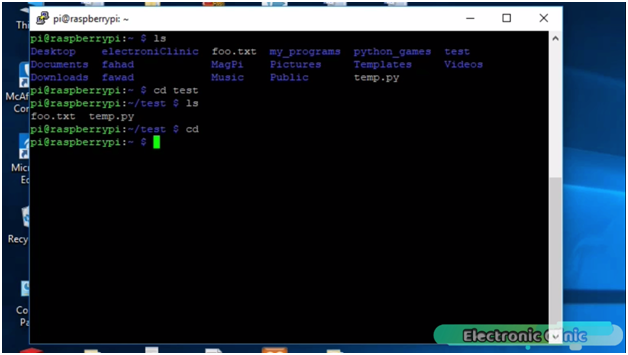 Raspberry Pi First Program And Basic Commands Python Programming