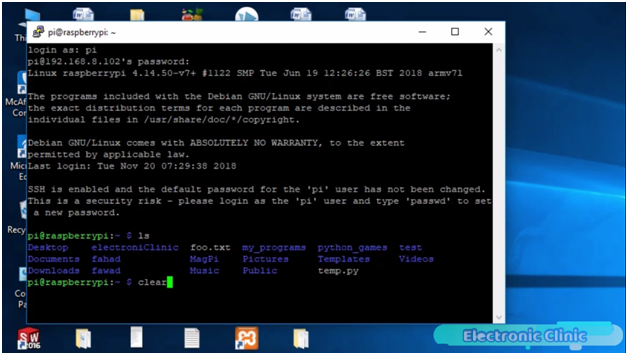 Raspberry Pi First Program And Basic Commands Python Programming