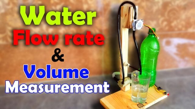 Water Flow Sensor Arduino, Water Flow Rate & Volume Measurement