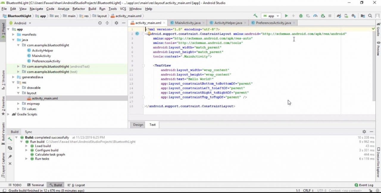 Android Toggle Button For Automation Using Arduino And Bluetooth