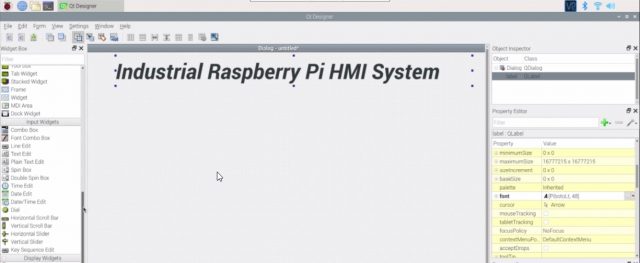 Raspberry Pi Industrial Automation Hmigui Designing Using Pyqt5