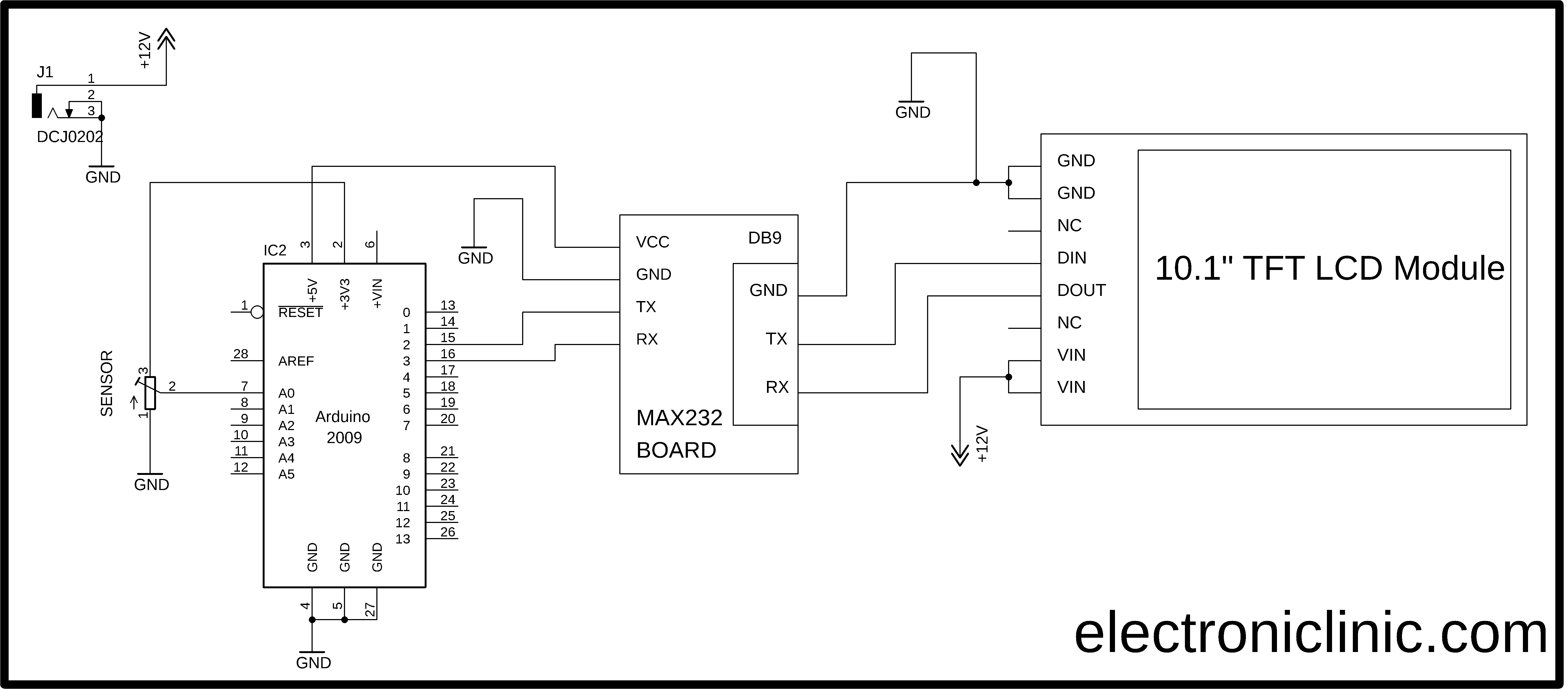 Arduino Hmi Tft Lcd Display Sensor Monitoring Serial Communication