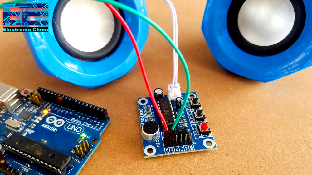 Arduino ISD1820 Voice Recorder & Playback Module Arduino ISD1820 Voice Recorder & Playback Module