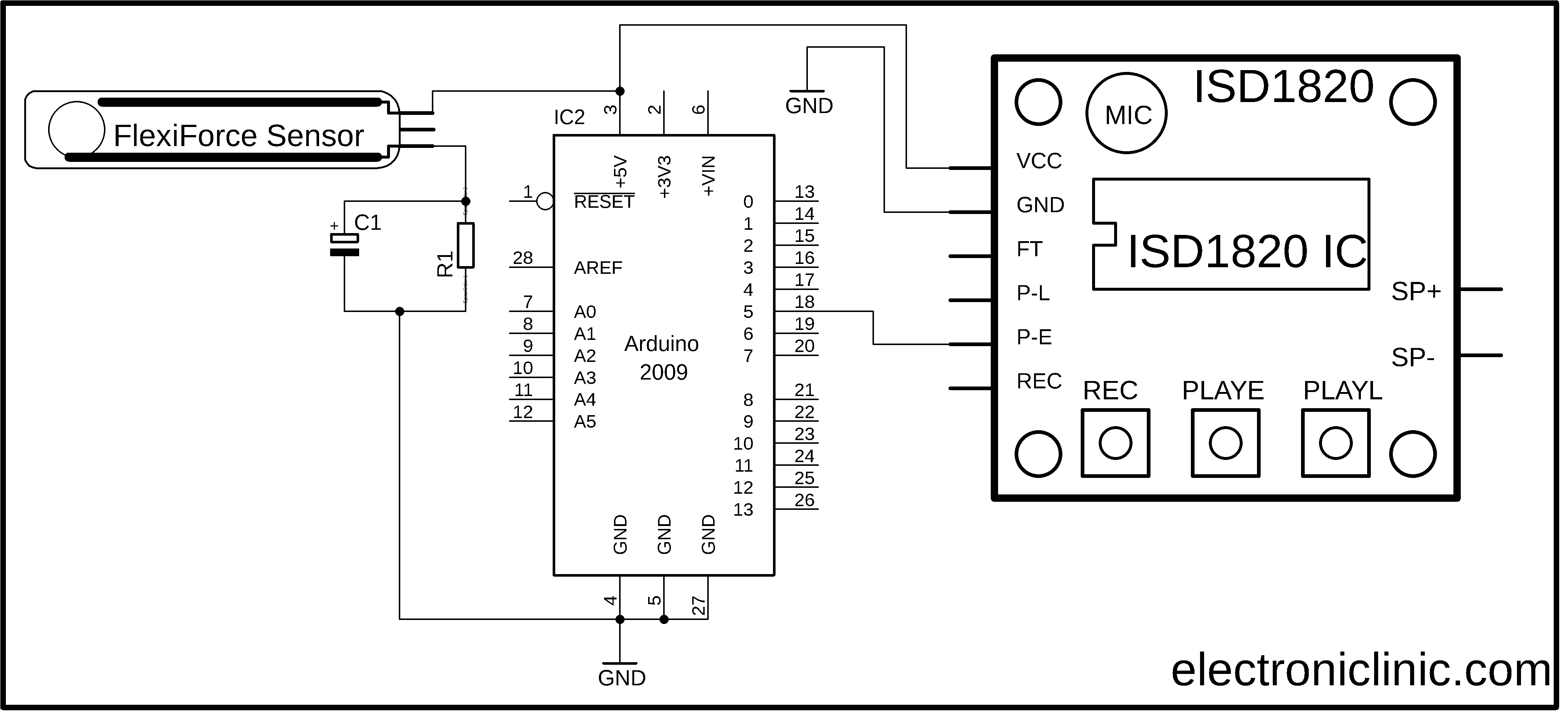 Arduino ISD1820 Voice Recorder & Playback Module Arduino ISD1820 Voice Recorder & Playback Module