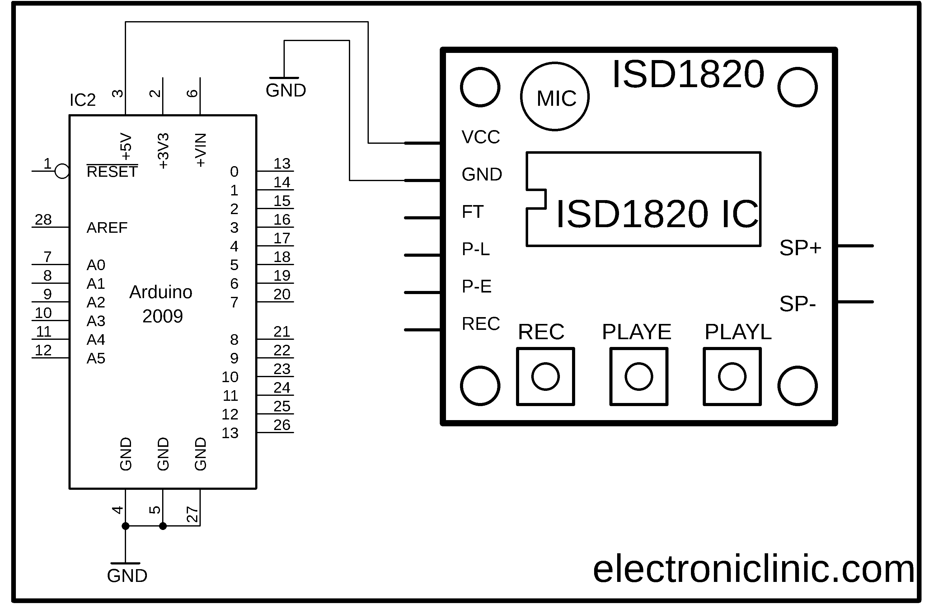 Arduino ISD1820 Voice Recorder & Playback Module Arduino ISD1820 Voice Recorder & Playback Module