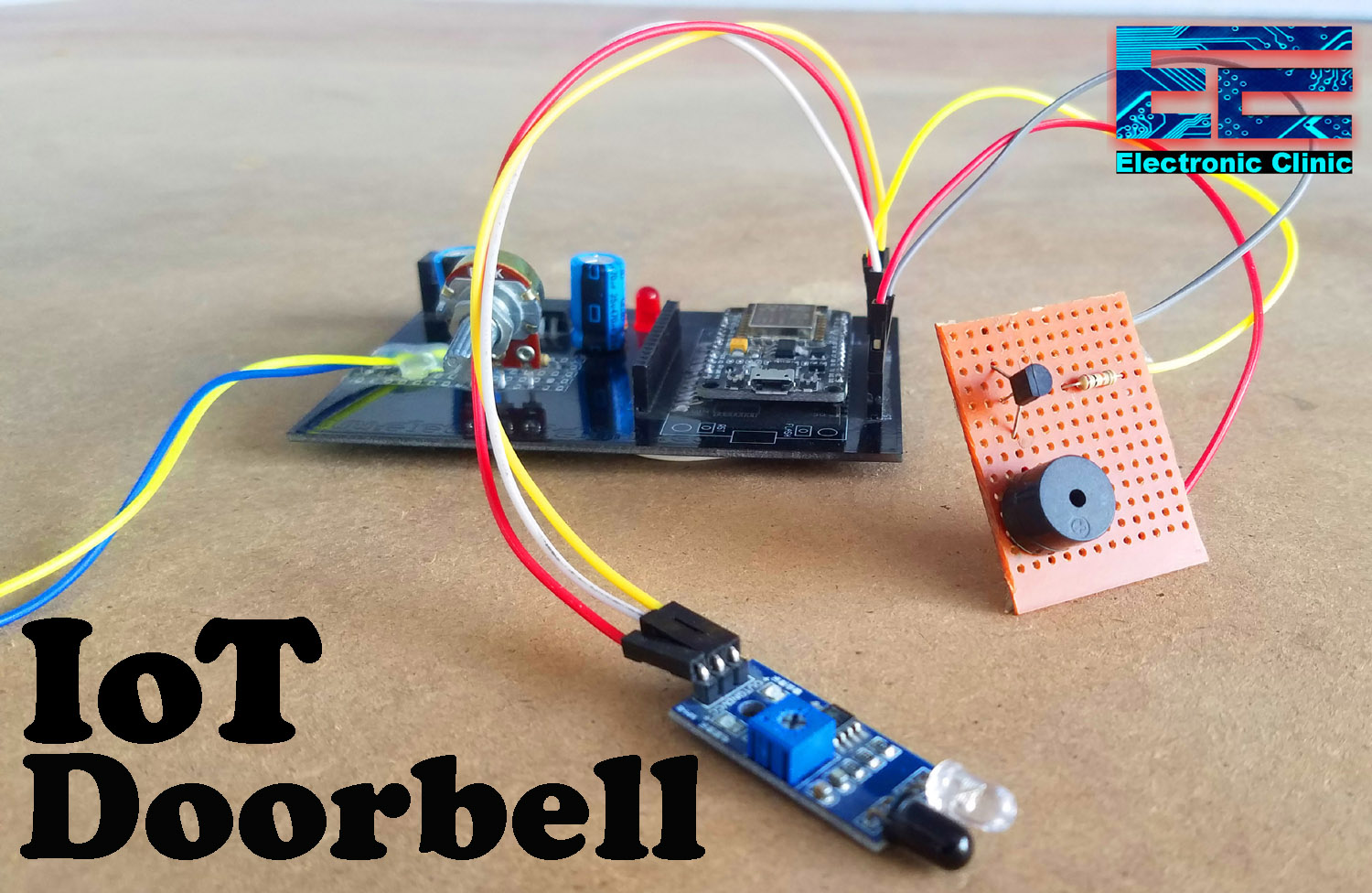 Iot Doorbell Project Wifi Doorbell Smart Doorbell Without Contact Using Esp8266