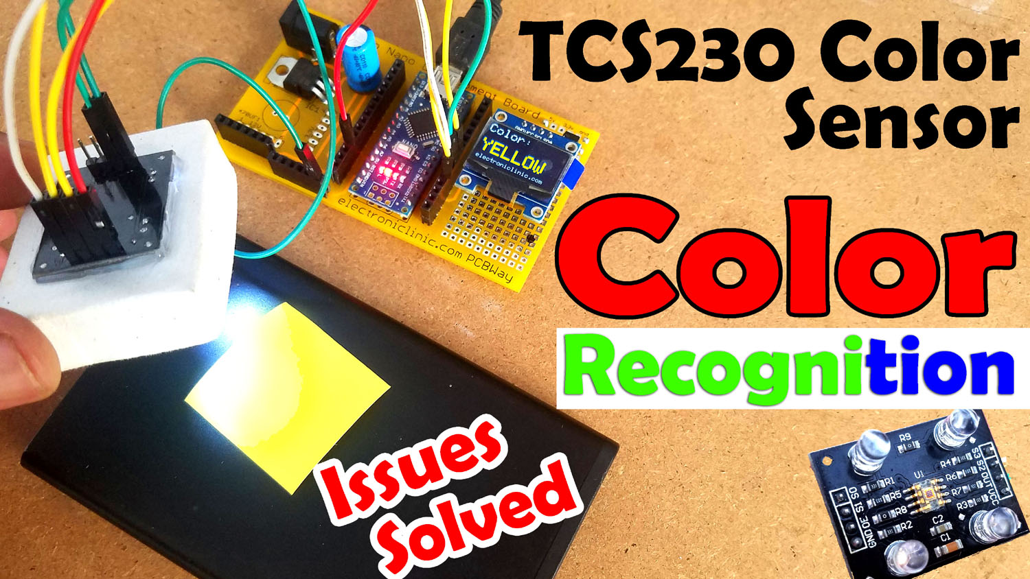 Tcs230 Color Sensor Arduino Code Circuit Arduino Color Detector