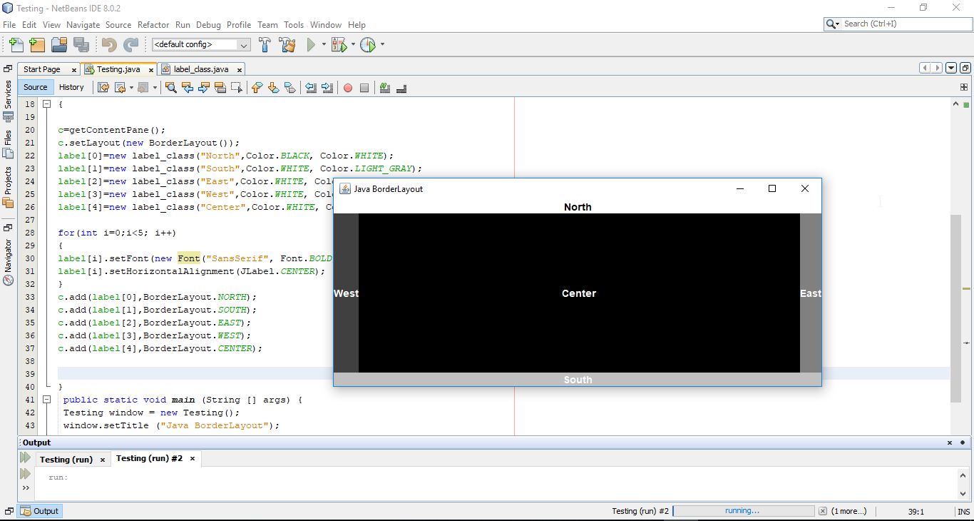 Layout Manager In Java Flowlayout Borderlayout Gridlayout Examples