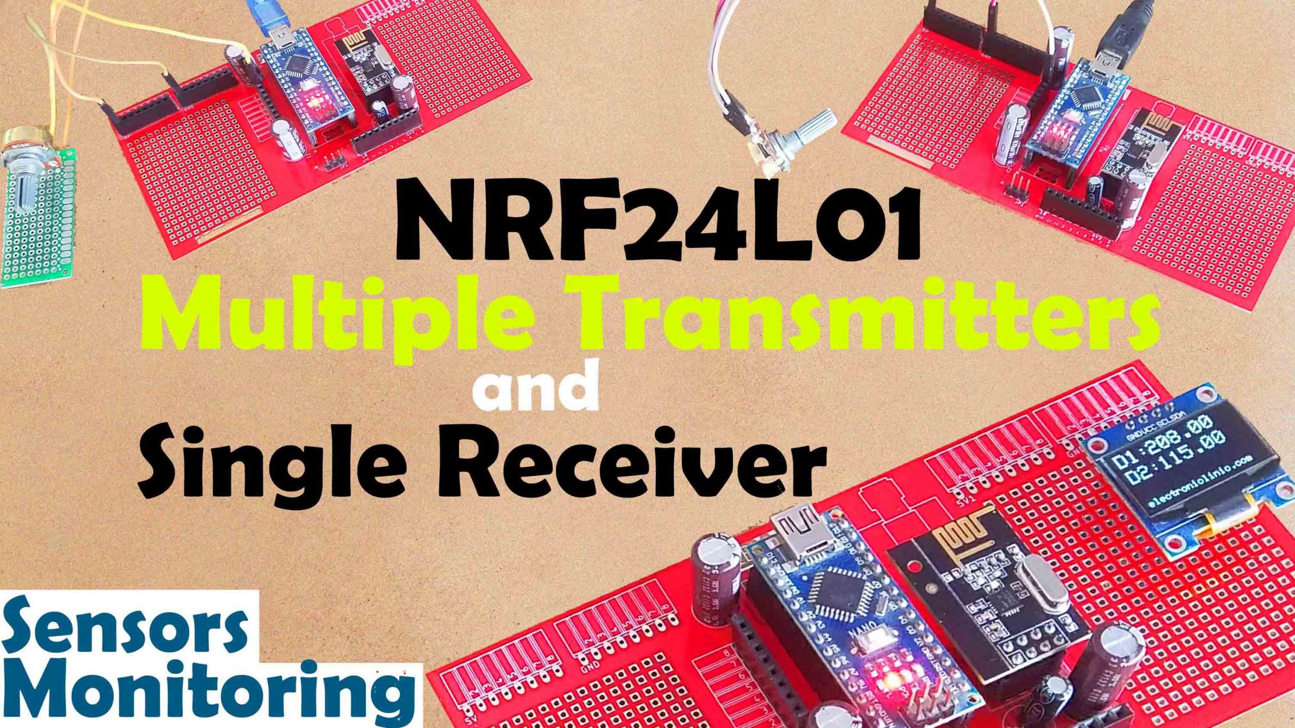 Wireless Sensor Network Using Multiple Nrf24l01 Modules And Arduino