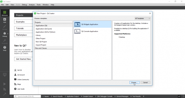 Qt Creator C Simple Helloworld Gui In Qt Creator