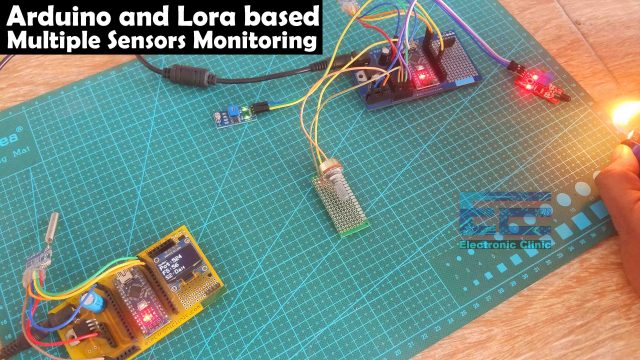 Multiple Sensors Monitoring With Arduino Lora Nodes Sx1278 Lora