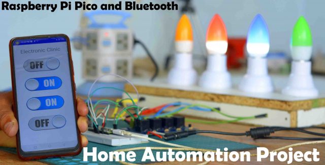 Raspberry Pi Pico Bluetooth Based Home Automation Project Micropython Programming