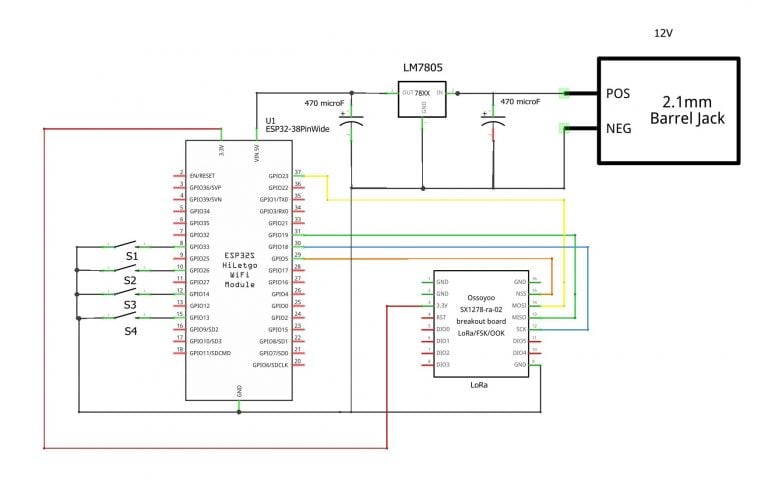 ESP32 Lora Home Automation, Long Rage Lora Sender and Receiver, LoRa SX1278