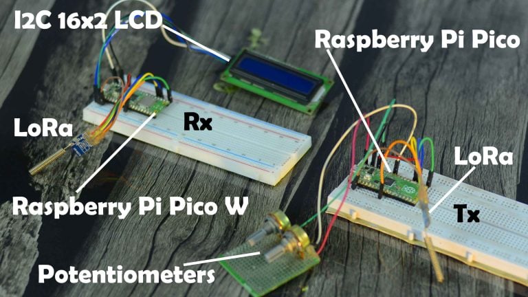 Raspberry Pi Pico W with LoRa SX1278 for Sensor Monitoring