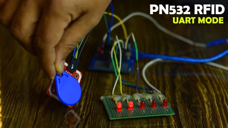 PN532 RFID NFC Module with Arduino, How to use HSU UART, SPI, & I2C