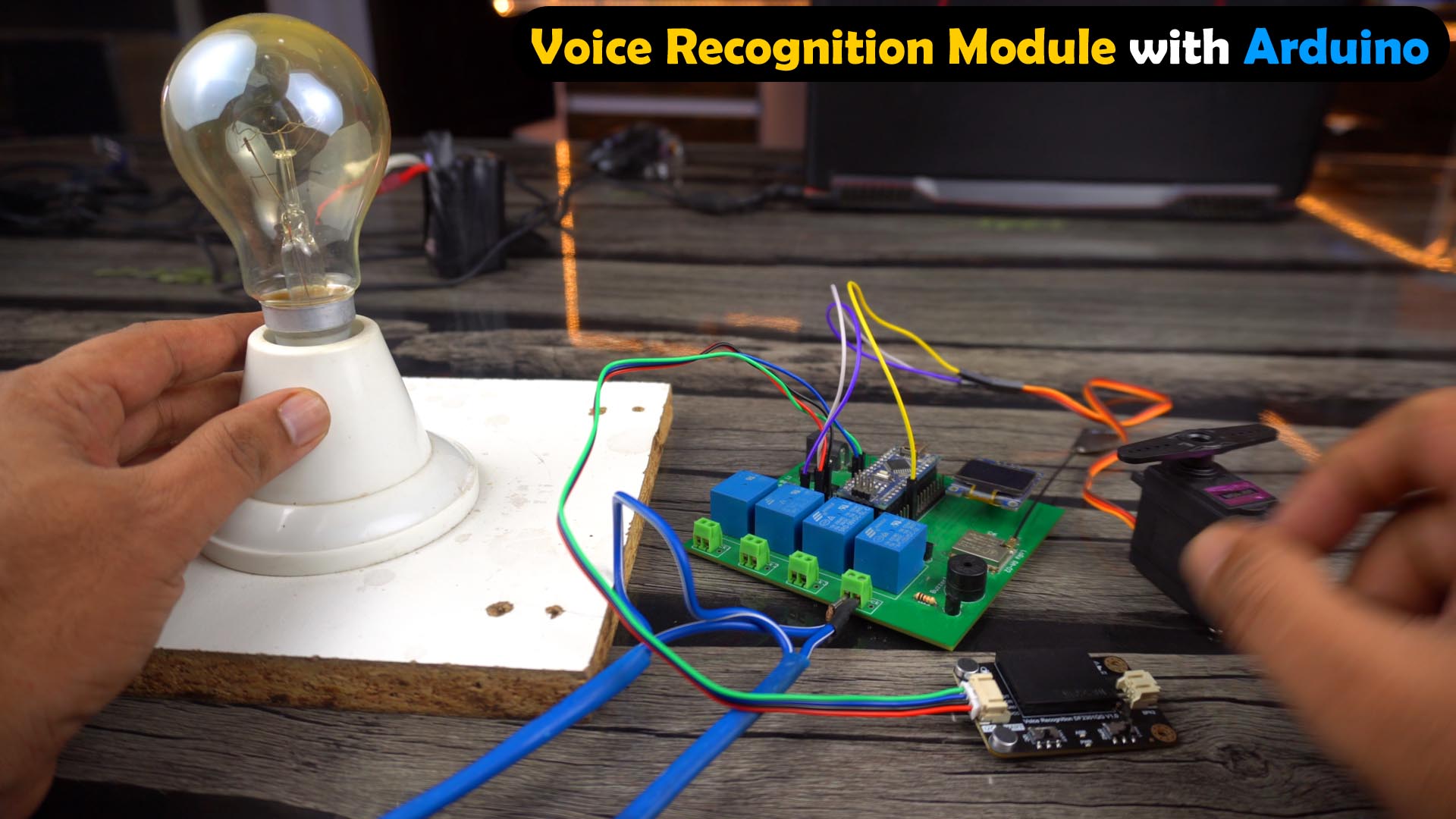 Voice Recognition Module With Arduino