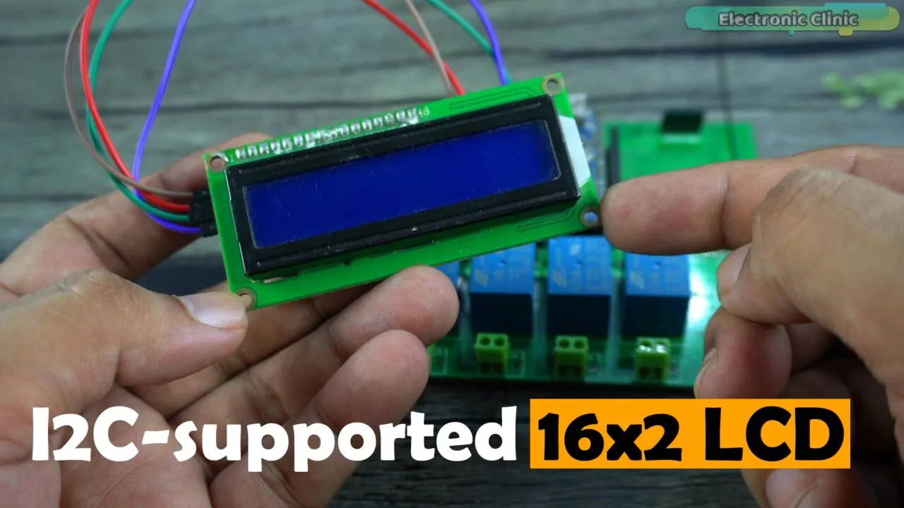 Arduino I2c Supported 16x2 Lcd Example With Circuit Diagram And Programming