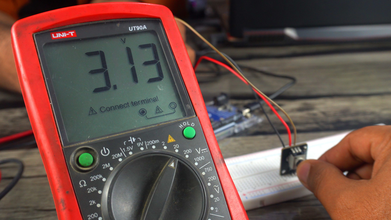 Potentiometer With Arduino Uno R4 Minima Analog Input And Pwm