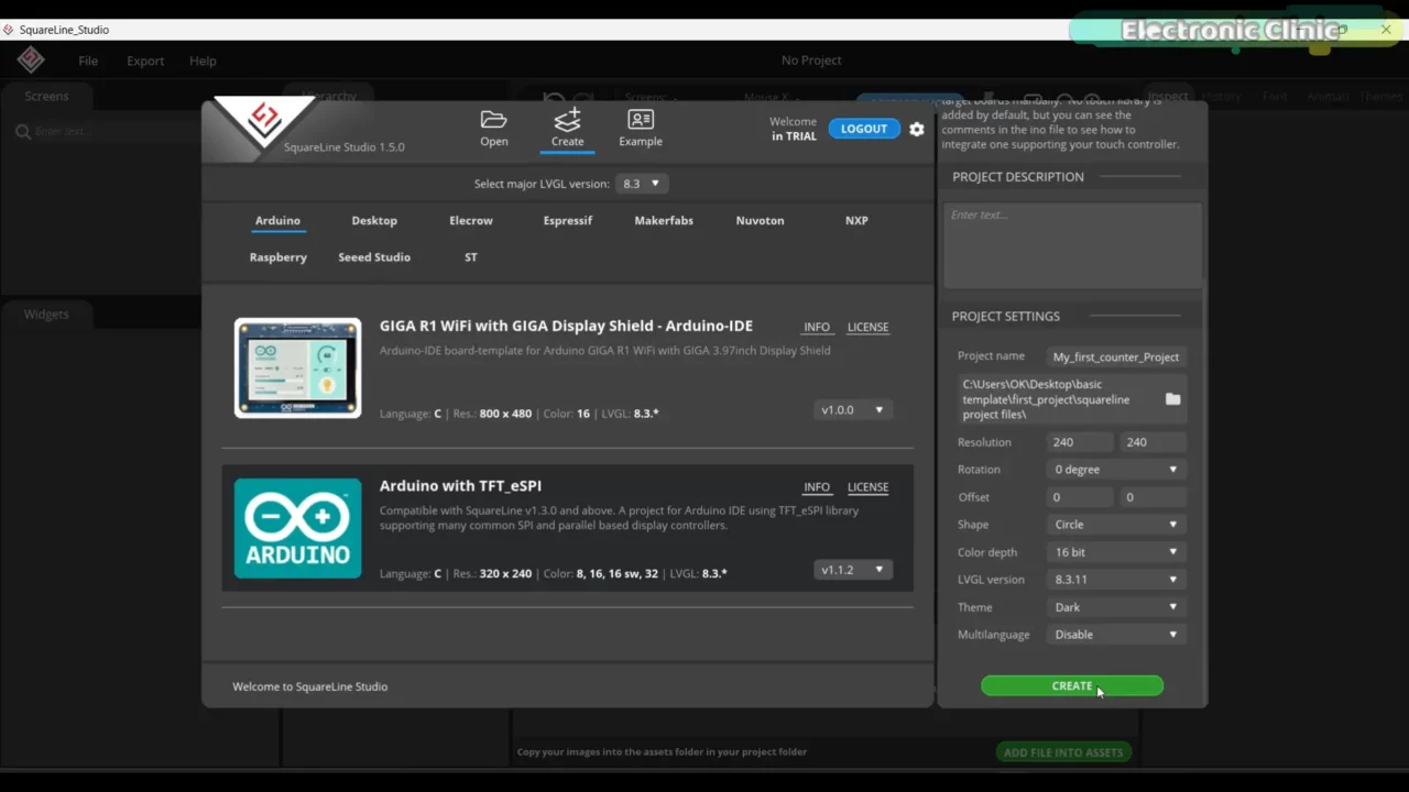 Lvgl Esp32 And Squareline Tutorial Using Arduino Ide