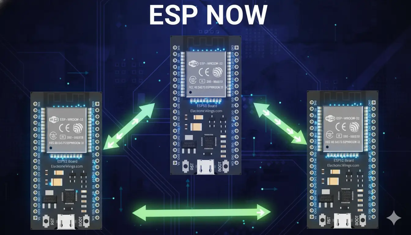 ESP32 ESP-NOW Wireless Servo & Relay Control Project