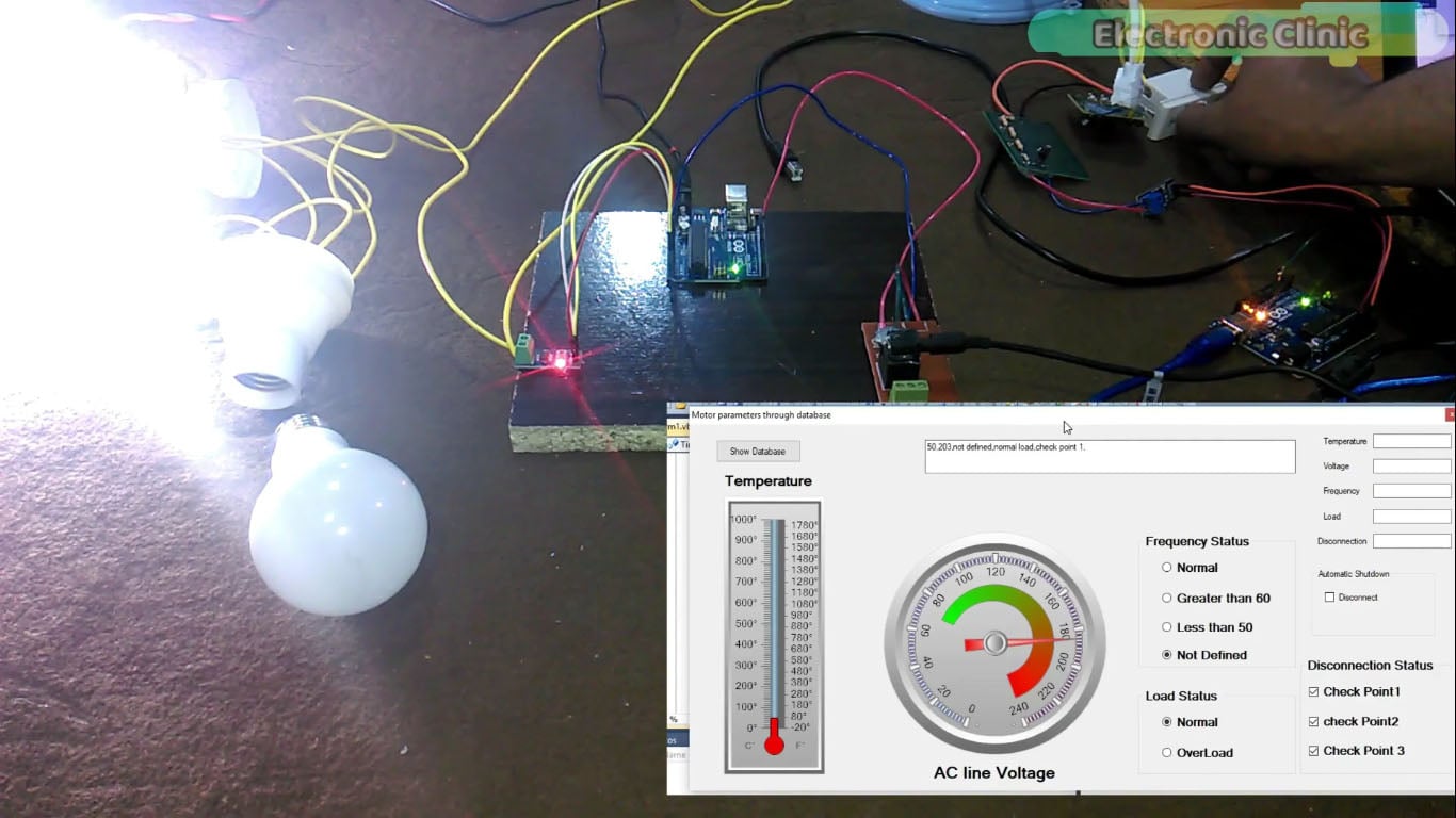 DIY Mains frequency meter for 110/220Vac using Arduino